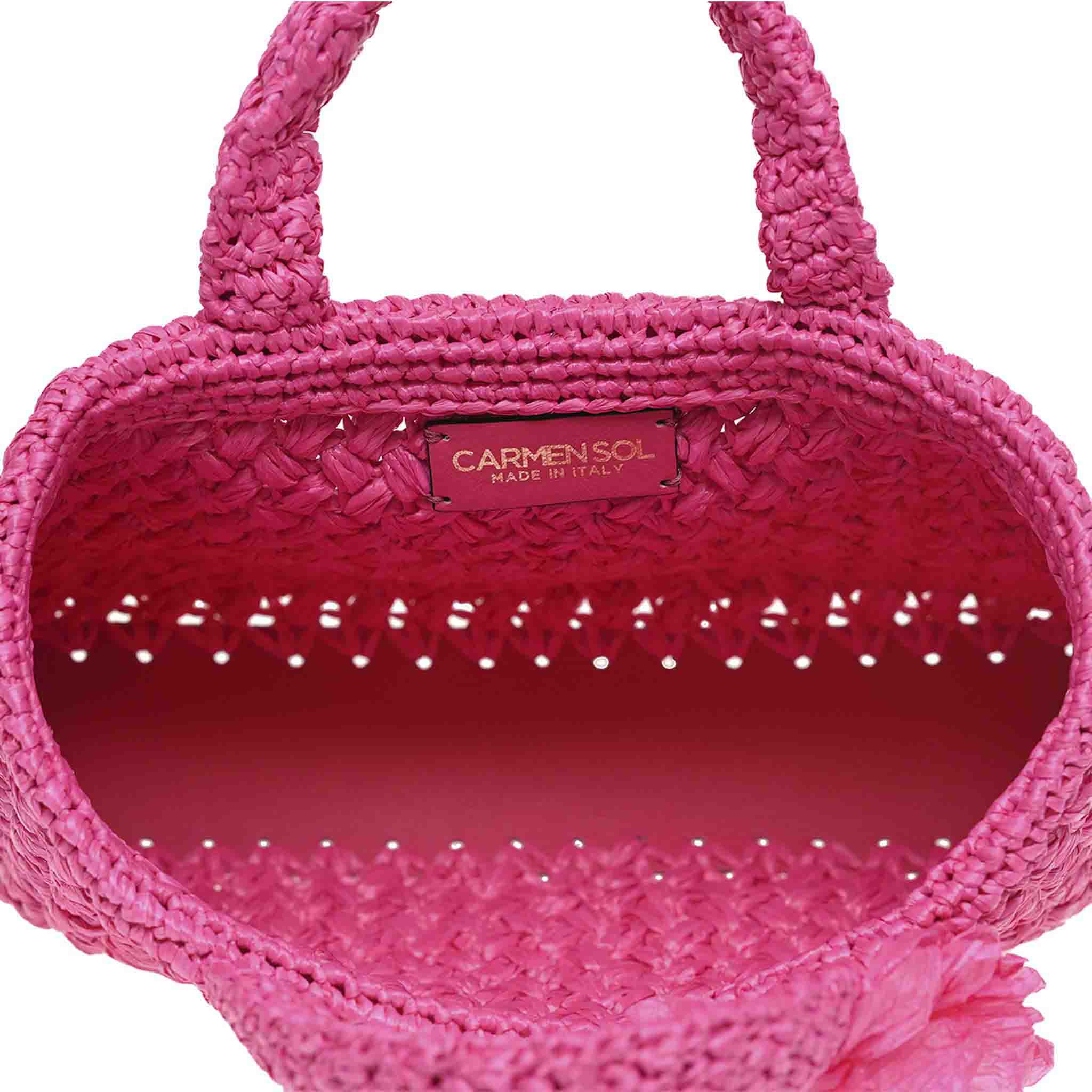 Buy Positano Raffia Bag, Raffia tote bag, small bag | Carmen Sol - Carmensol.com